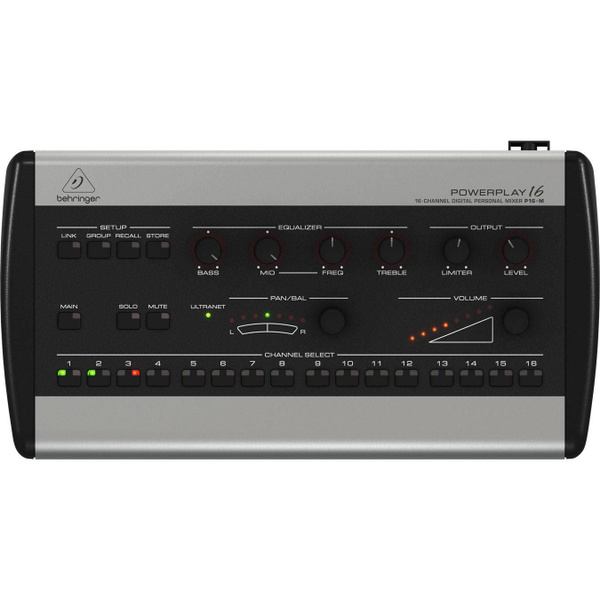 BEHRINGER P16-M 16-канальный цифровой мониторный микшер - купить с ...