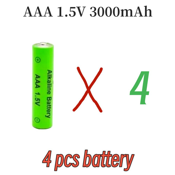 Аккумуляторная батарейка AAA, 3000 мАч, 4 шт - купить с доставкой по выгодным ценам в интернет ...