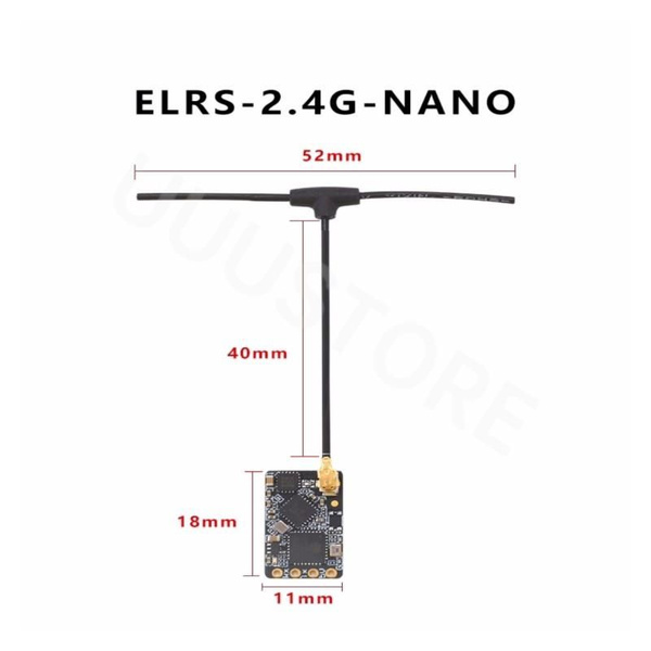 Приемник ELRS 2.4GHz Nano ExpressLRS BETAFPV NANO 2400 RX с поддержкой ...
