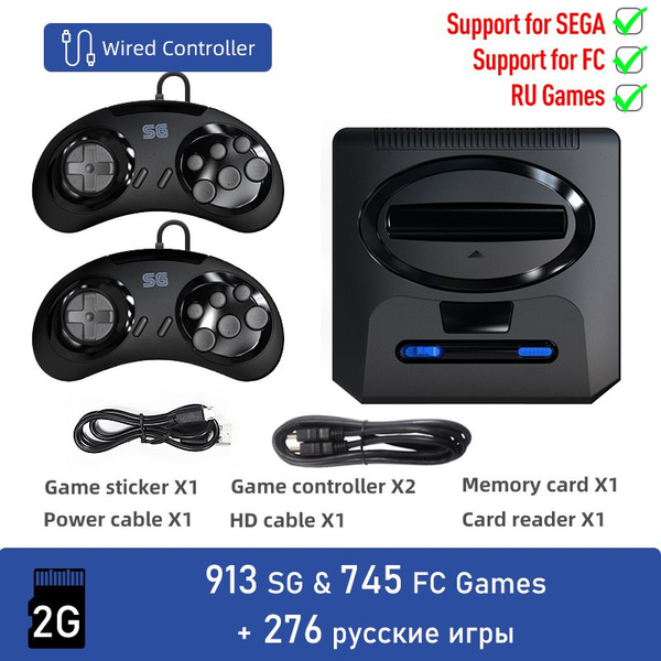 DATA FROG 16-битная видеоигра в стиле ретро, совместимая с играми Sega ...