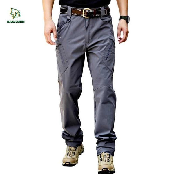 Мужские военные тактические брюки с несколькими карманами ...