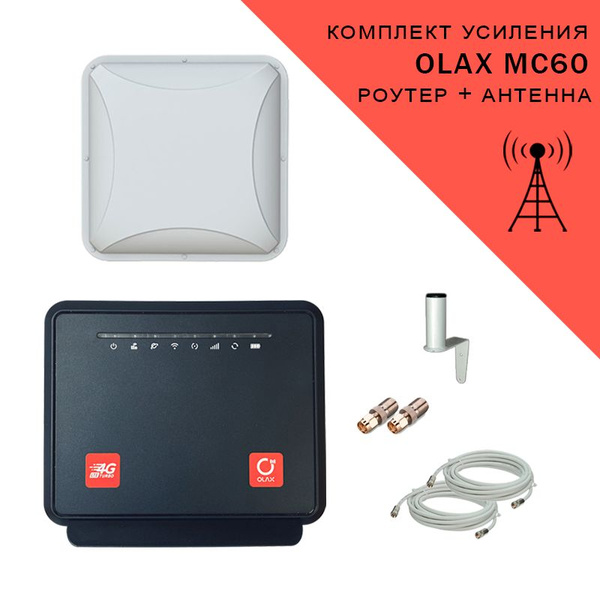 WiFi роутер MC60 с внешней антенной Petra BB75 MIMO + сим карта ...