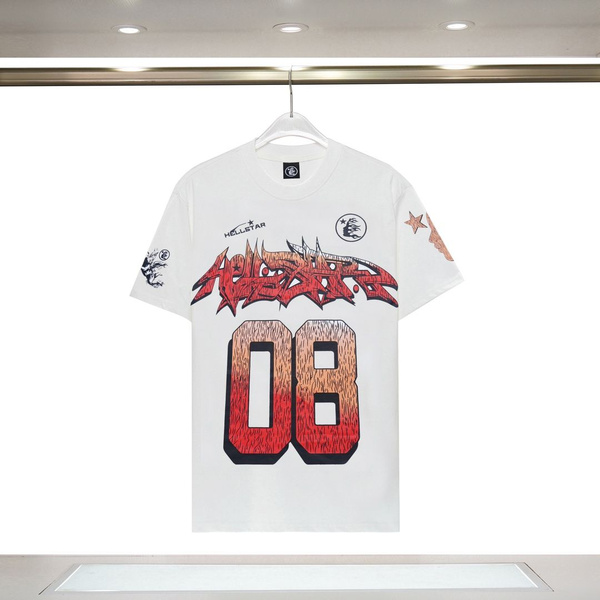 Футболка HELLSTAR, размер 48, 50, цвет белый, 100% хлопок - купить по выгодной цене в интернет ...