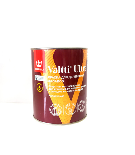 Краска для деревянных фасадов Tikkurila Valtti Ultra A 0,9л - купить с ...