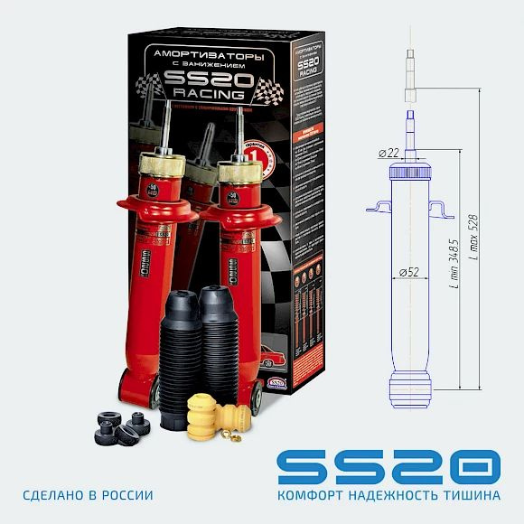 Амортизаторы задние ВАЗ 2110-2115, Priora, Granta, FL, Kalina-2, Datsun on-DO, mi-DO с ...