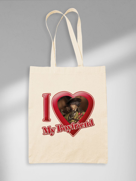 Шоппер сумка на плечо Я люблю Джека Потрошителя I love Jack The Ripper ...