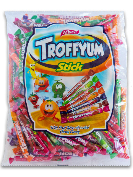 Жевательные конфеты Палочки Troffyum микс вкусов 500 гр - 2 шт купить ...