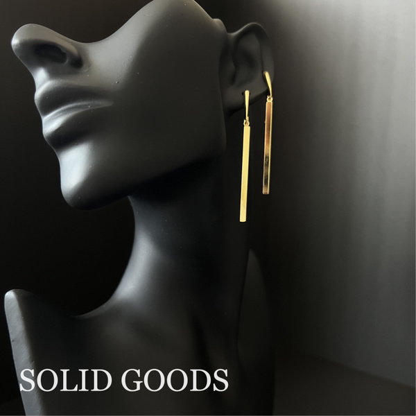 SOLID GOODS Серьги подвески - купить с доставкой по выгодным ценам в интернет-магазине OZON ...