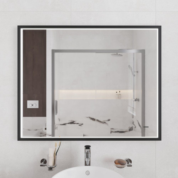 Зеркало для ванной STWORKI "643546", 80 см х 100 см - купить по выгодным ценам в интернет ...