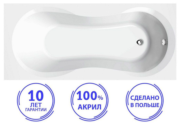 Salus 120x70 Прямоугольная ванна C-bath (Польша) - купить по выгодной ...