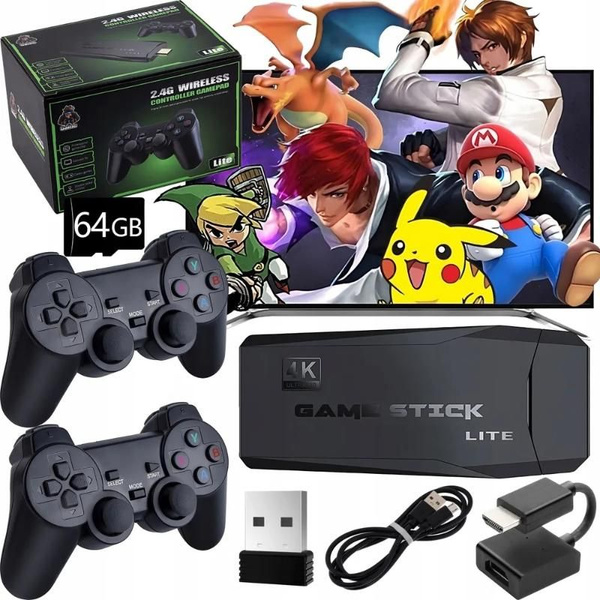 Портативная игровая консоль 2.4G Wireless Controllers Gamepad 64 ГБ ...