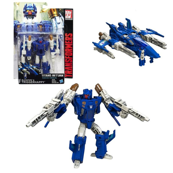 Трансформеры Hasbro Игрушка Titans Return Blowpipe & Triggerhappy 13cm ...