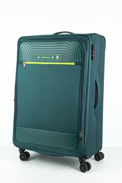 Чемодан Chemodan 360 большой текстильный с расширением на 4-х колесах с кодовым замком (Ripple ...