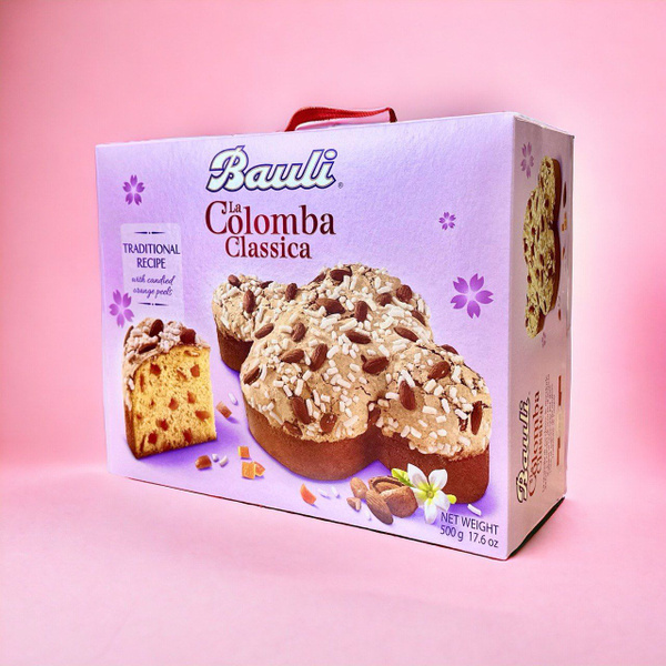 Кулич пасхальный (кекс) с цукатами и миндалем "Bauli" La Colomba ...