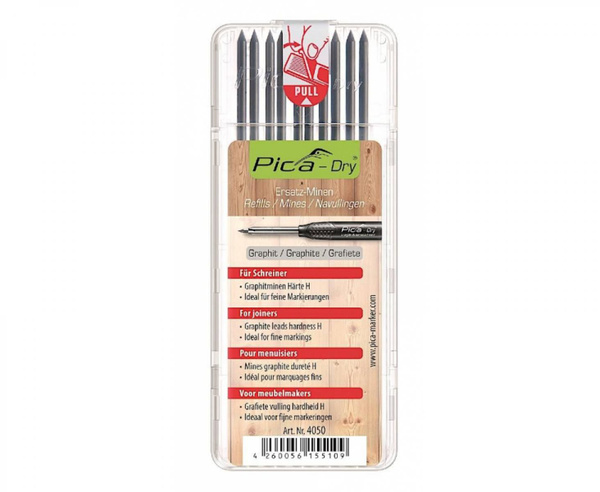 Грифели для карандаша Pica-Dry графитовые Pica 4050 10 шт купить на ...