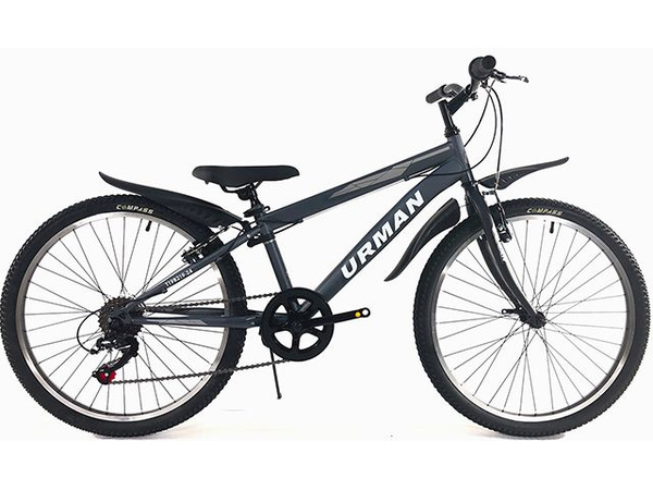 Велосипед 24" URMAN T19B219-24 рама 12 серый - купить по выгодной цене ...
