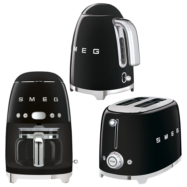 Smeg Электрический чайник KLF03BLEU -TSF01BLEU-DCF02BLEU, черный купить ...