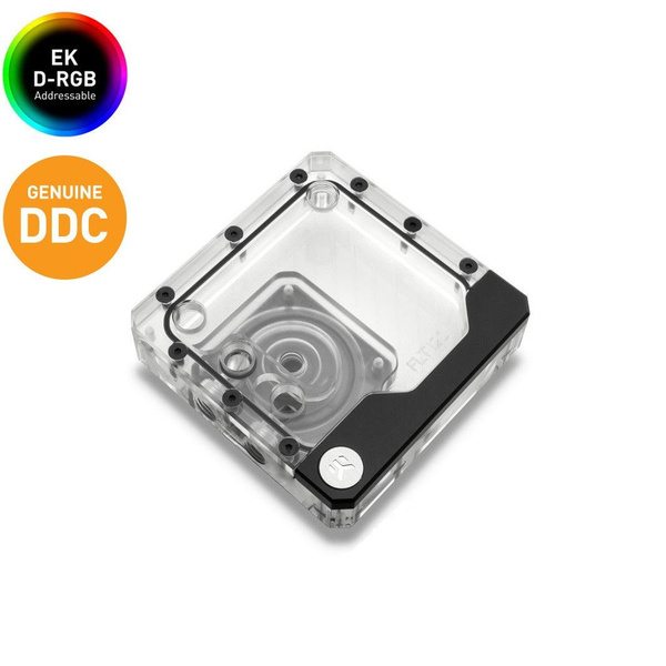 Резервуар с помпой EK-Quantum Kinetic FLT 120 DDC PWM D-RGB - Plexi ...
