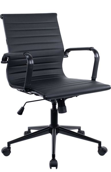 Компьютерное офисное кресло Everprof Leo Black T Экокожа Черный купить на OZON по низкой цене ...