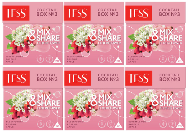 Характеристики Чайный напиток в пирамидках Tess Cocktail Box №3 ...