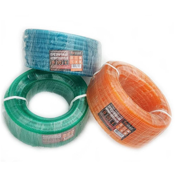 Шланг поливочный Forplast Шланг ПВХ ПРОЗРАЧНЫЙ, ПВХ (поливинилхлорид ...