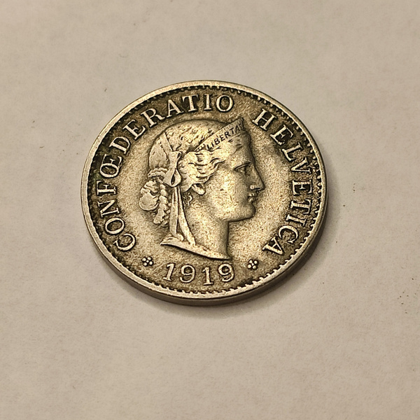 Швейцария 5 раппенов 1919 . Тираж 6000.000шт. XF - купить в интернет-магазине OZON с быстрой ...