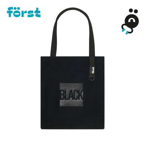 Сумка-шоппер Forst "Total black" 40*35см, 1 отделение, мужская/женская - купить с доставкой по ...