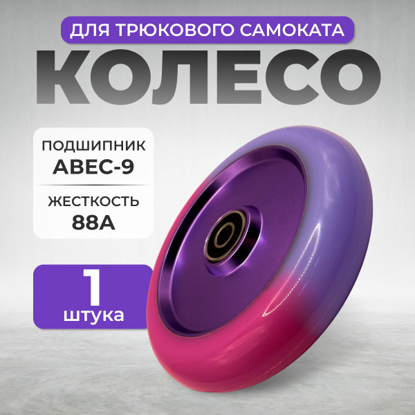 Колесо для трюкового самоката ZEVS X-Treme 110X24mm, розовый купить на OZON по низкой цене ...