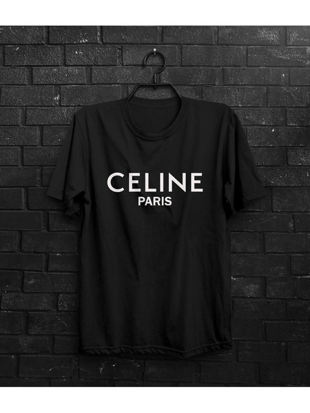Футболка CELINE, размер 52, цвет черный - купить по выгодной цене в ...