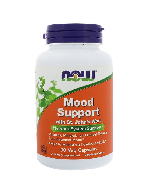 Now Foods Mood Support со зверобоем (Поддержка настроения) 90 ...