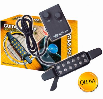 Звукосниматель (пьезодатчик) для акустической гитары GH QH-6A - купить ...