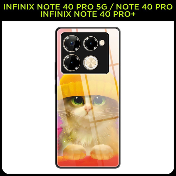 Характеристики Стеклянный чехол на Infinix Note 40 Pro/Note 40 Pro 5G ...