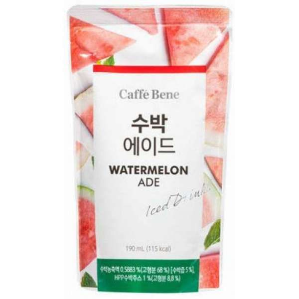 Арбузный напиток в мягкой упаковке Субак эйд Watermelon Ade Iced Drink ...