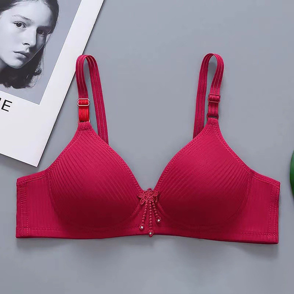 Бюстгальтер Женский Yrtoes бралетт, размер 80B малиновый Нейлон Повседневный Китай Пряжка ...