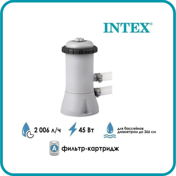 Фильтр-насос для бассейна Intex "Cartridge Filter Pump C530 ...