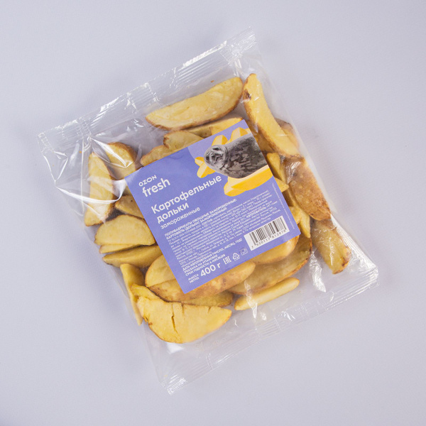Картофельные дольки 400 г, Ozon fresh, замороженные купить на OZON по низкой цене (1331254441)