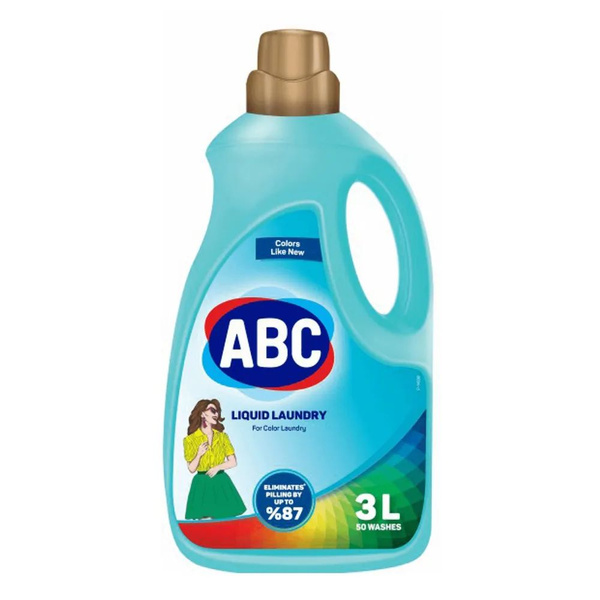Гель ABC Liquid Laundry Detergent For Colors для стирки цветного белья ...