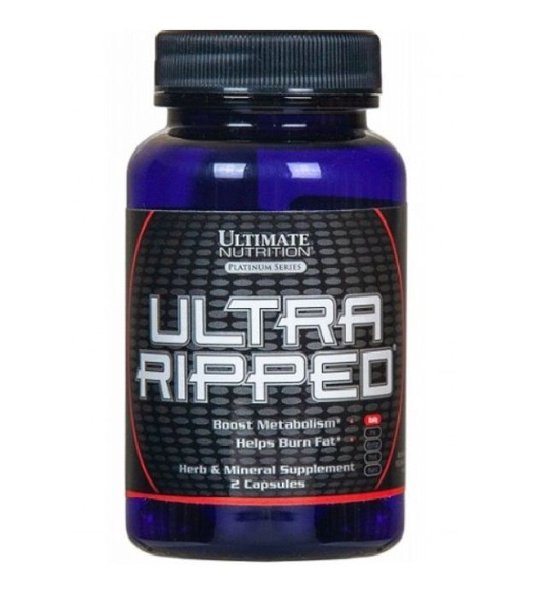 Ultimate Nutrition Ultra Ripped, 2 капсулы, пробник, Жиросжигатель, для ...