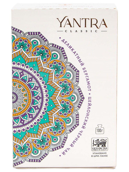 Чай черный Yantra Classic Деликатный бергамот, 100г, 6 штук - купить с ...