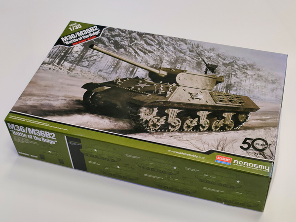 САУ M36/M36B2 US Army "Battle of the Bulge" Сборная модель Academy ...