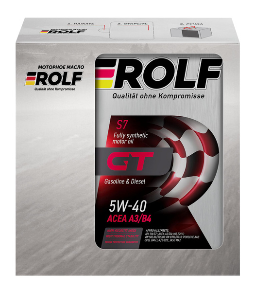 Масло моторное ROLF 5W-40 Синтетическое - купить в интернет-магазине ...