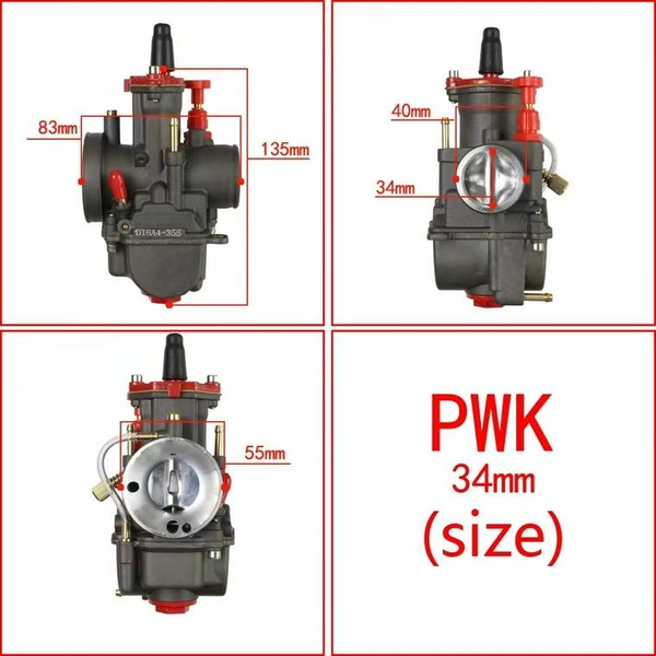 Карбюратор PWK 34 мм для двигателей от 250cc до 350cc Мотоцикл - купить ...