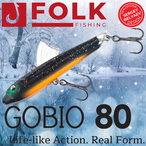 Воблер Раттлин (Rattlin) FOLKFISHING (Vib) Gobio 80мм 20гр, 1-20 м купить по выгодной цене в ...