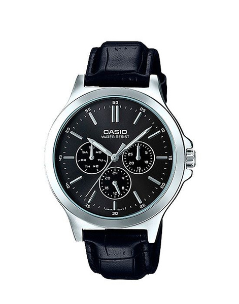 Характеристики Мужские наручные часы Casio Analog Mtp V300l 1a на кожаном ремне оригинал