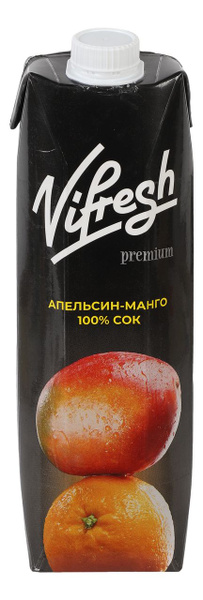 Сок Vifresh Апельсин-манго, 1л - купить с доставкой по выгодным ценам в ...