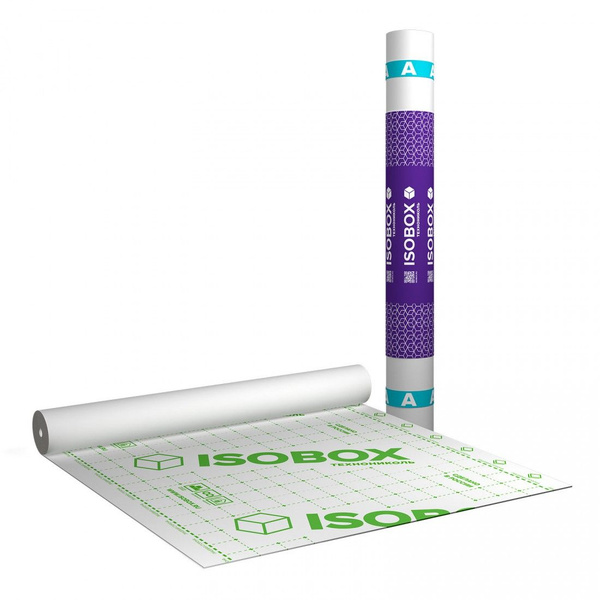 Ветро-влагозащитная пленка Isobox A 70 м2 (90 гр/м2), рулон купить на ...
