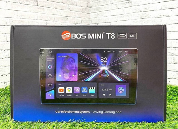 Автомагнитола Android Bos-Mini T8 4/64 с кулером охлаждения 4 ядерным процессором 4/64 GB Sim ...