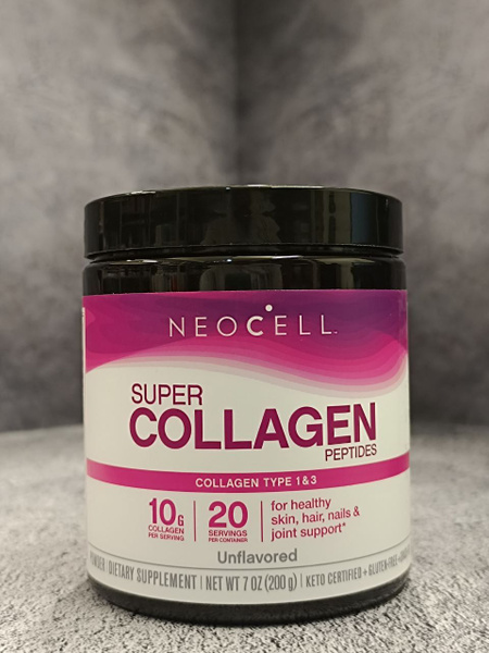 Neocell, Пептиды супер коллагена, Super Collagen Peptides, 200 гр ...