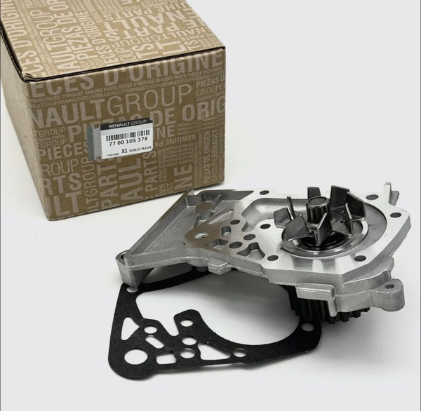 Насос водяной (помпа) для Лада Ларгус, Рено Логан, Дастер, Сандеро (К4M ...