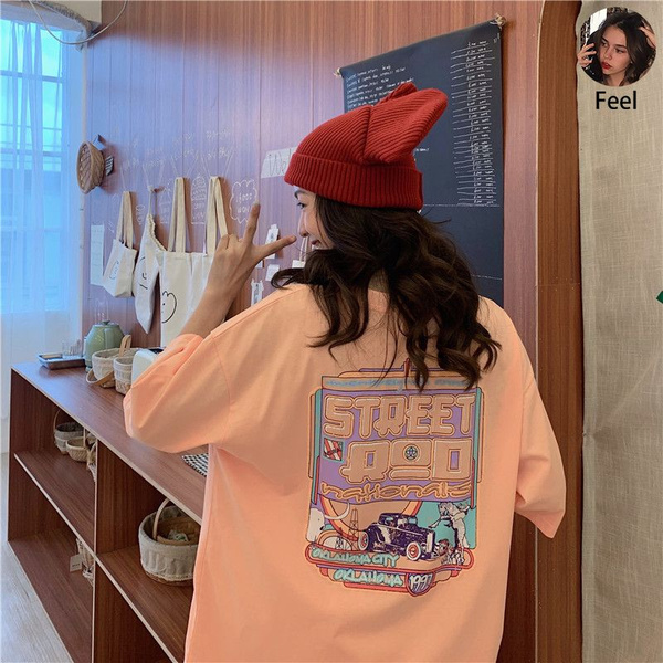 Футболка SYJYW, размер 44, цвет оранжевый, 31%-50% хлопок - купить по выгодной цене в интернет ...